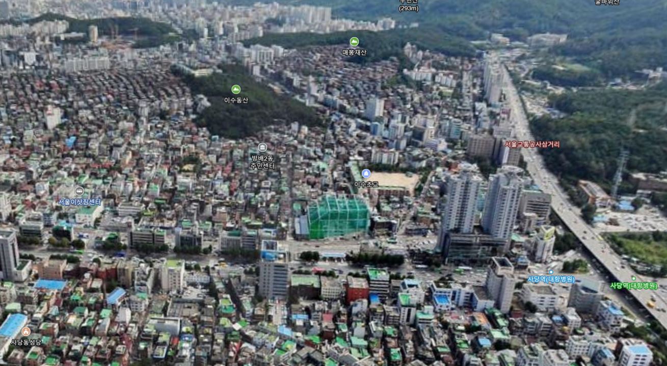 방배동 모아타운 2구역 추진구역 가능성 분석 서울특별시 서초구 방배동 464 1외